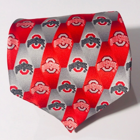 Accessories | Ohio State Repeating Silk Necktie | Poshmark